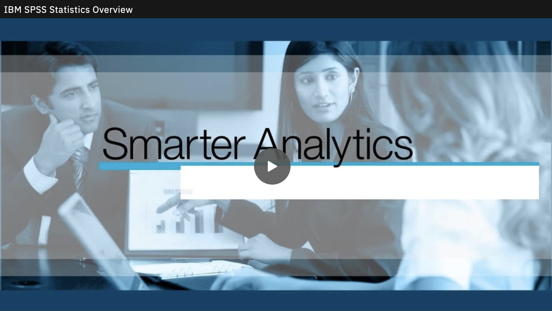 IBM SPSS Statistics - Attain Insight